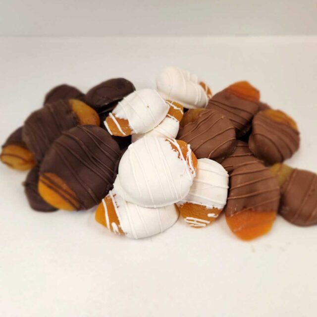 Chocolate Dipped Apricots – Made in Nevada